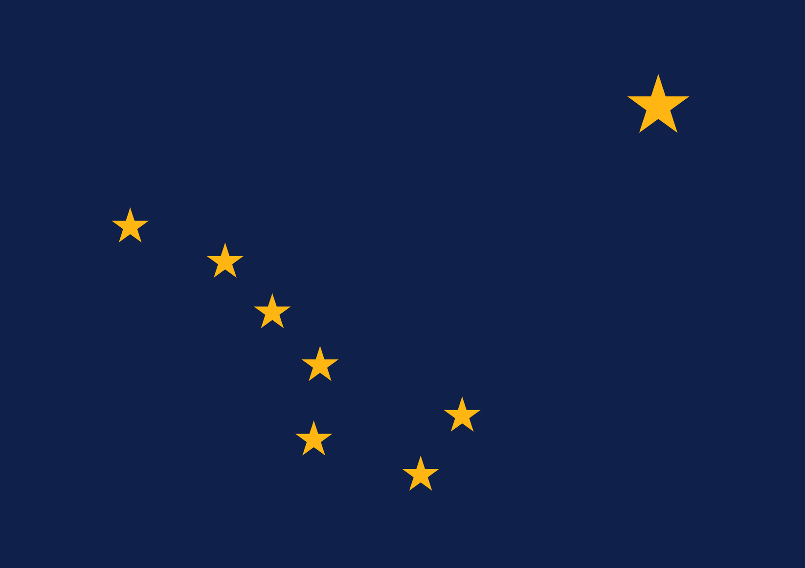 Alaska State Flag: Northern Lights of Last Frontier 3'x5' Flag ...