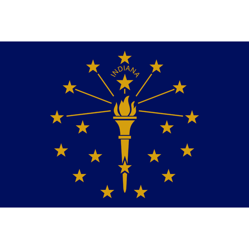 Indiana State Flag: Crossroads of America's Rich Heritage 3'x5' Flag ...