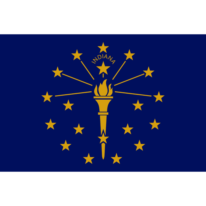 Indiana State Flag: Crossroads of America's Rich Heritage 3'x5' Flag ...
