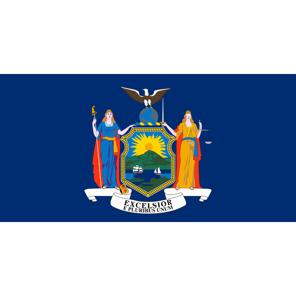 New York State Flag: Embracing the Empire State's Storied Legacy 3'x5 ...